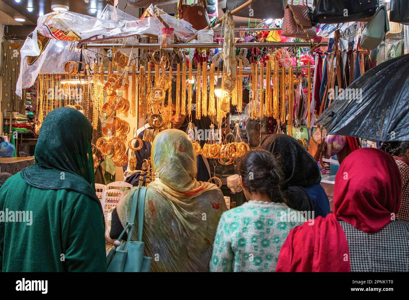 April 19, 2023, Srinagar, Jammu and Kashmir, India: Kashmiri women seen ...