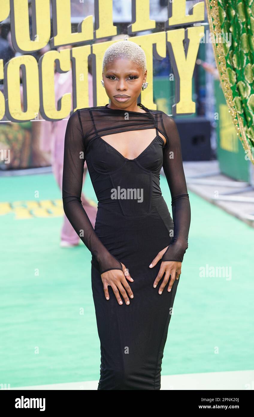 Jasmine Mcking attends a special screening of Polite Society, at the ...