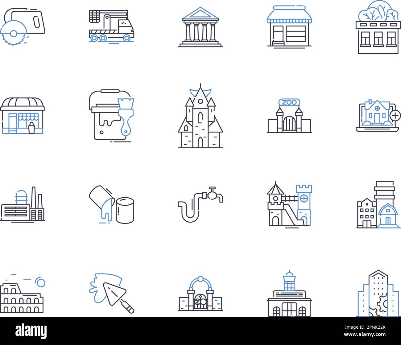 Environmental engineering line icons collection. Sustainability, Waste ...