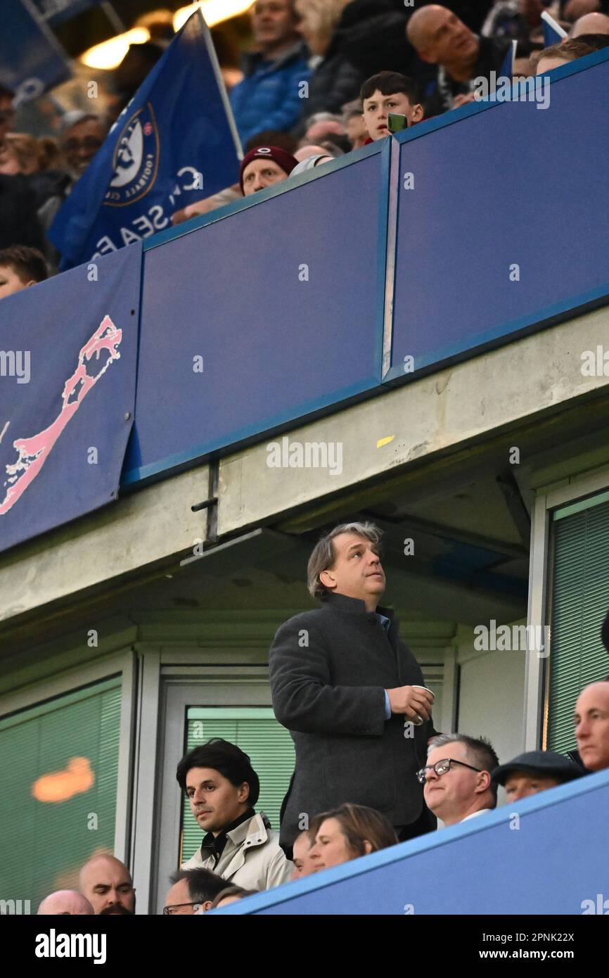 England, London -18 April 2023 - Todd Boehly chairman and owner of ...