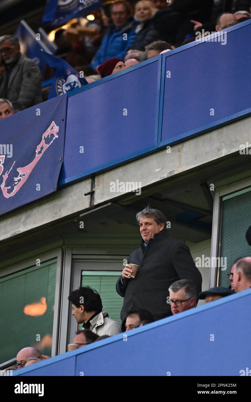 England, London -18 April 2023 - Todd Boehly chairman and owner of ...