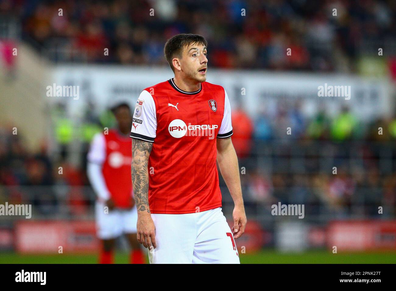AESSEAL New York Stadium, Rotherham, England - 18th April 2023 Jordan ...