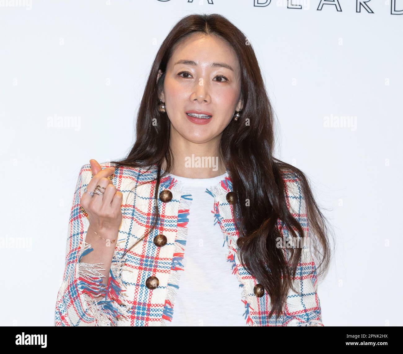 Seoul, South Korea. 19th Apr, 2023. South Korean actress Choi Ji-woo ...