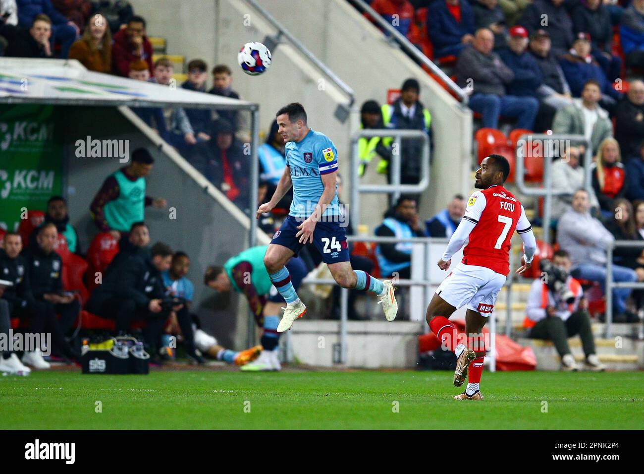 AESSEAL New York Stadium, Rotherham, England - 18th April 2023 Josh ...