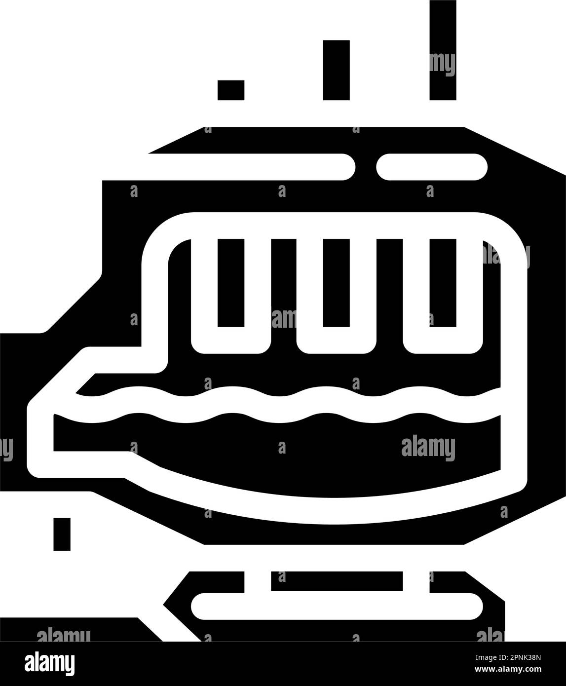 Electric arc furnace Stock Vector Images - Alamy