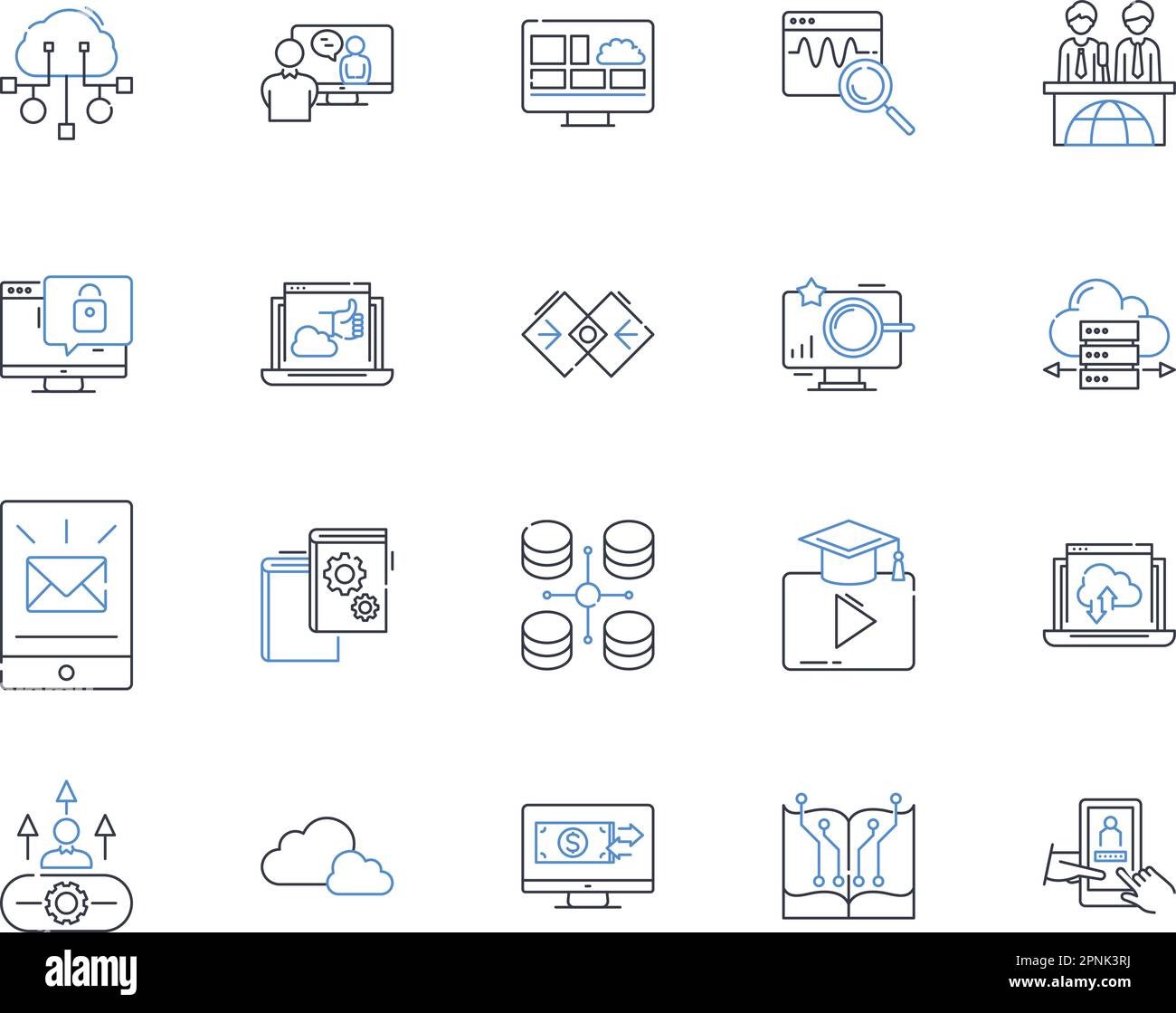 Nerk solutions line icons collection. Innovation, Technology ... Nerk solutions line icons collection. Innovation, Technology ...