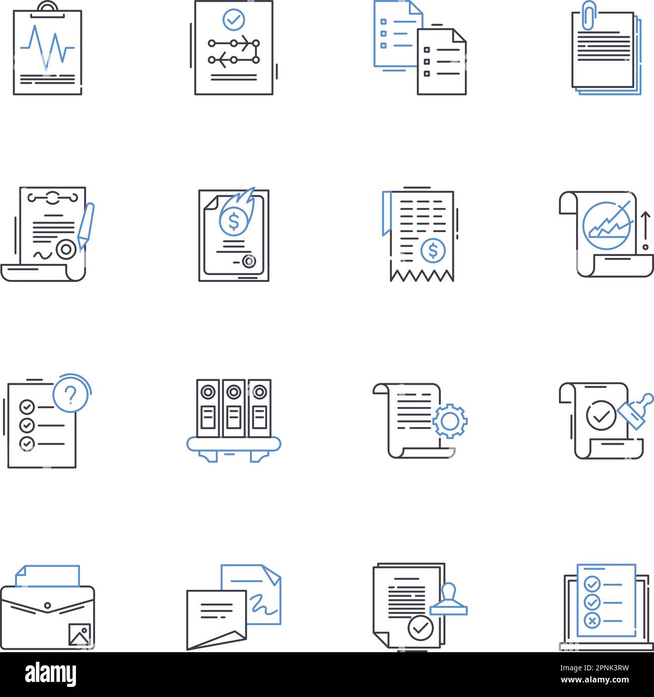 Profiles line icons collection. Bio, Personality, Identity, Character ...