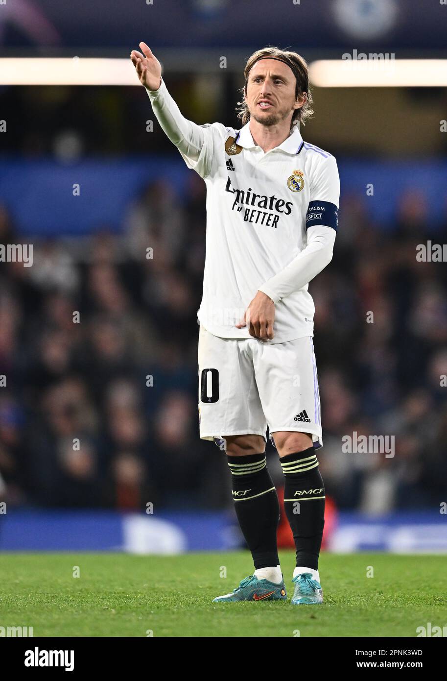 England, London -18 April 2023 - Luka Modric of Real Madrid during the ...