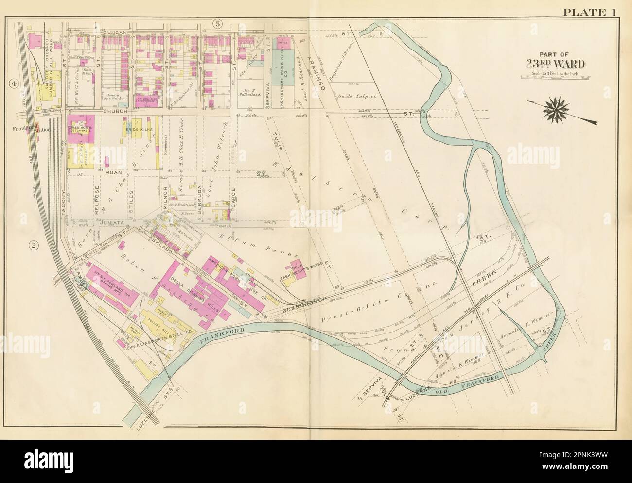 PHILADELPHIA Frankford. Duncan Church Ruan Juniata Aramingo Av BROMLEY ...