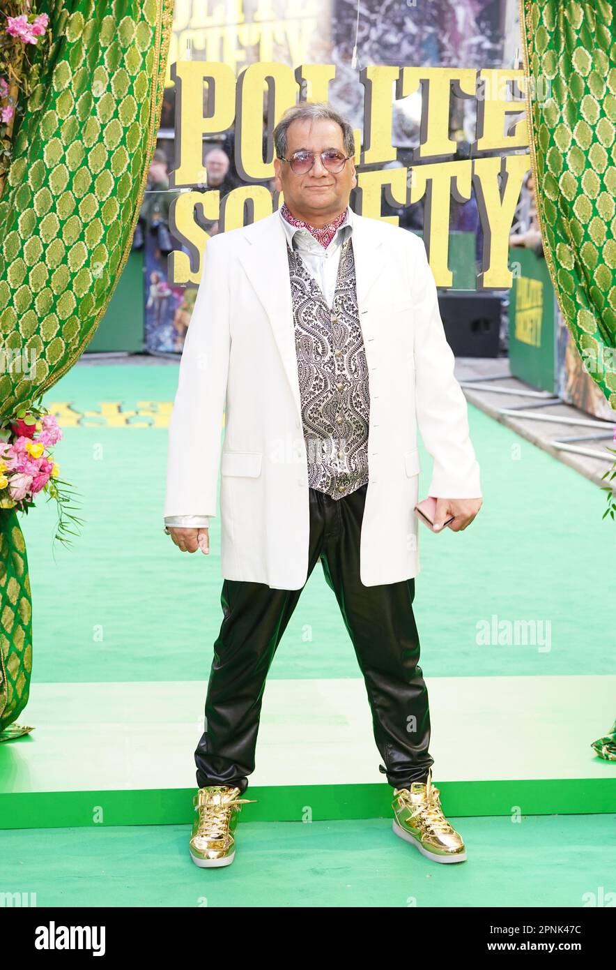 Jeff Mirza attends a special screening of Polite Society, at the Curzon ...