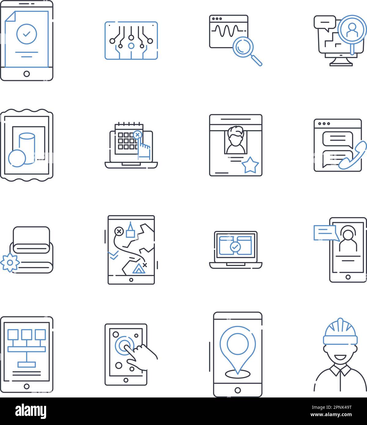 Science and innovation line icons collection. Discovery, Progress ... Science and innovation line icons collection. Discovery, Progress ...