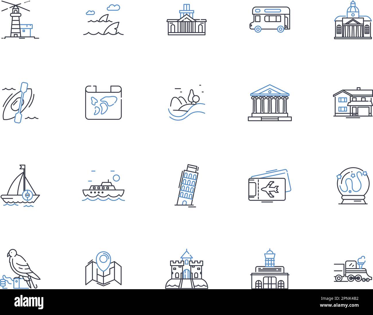 Hotel maker line icons collection. Hospitality, Accommodation, Comfort, Luxury, Design, Service ...