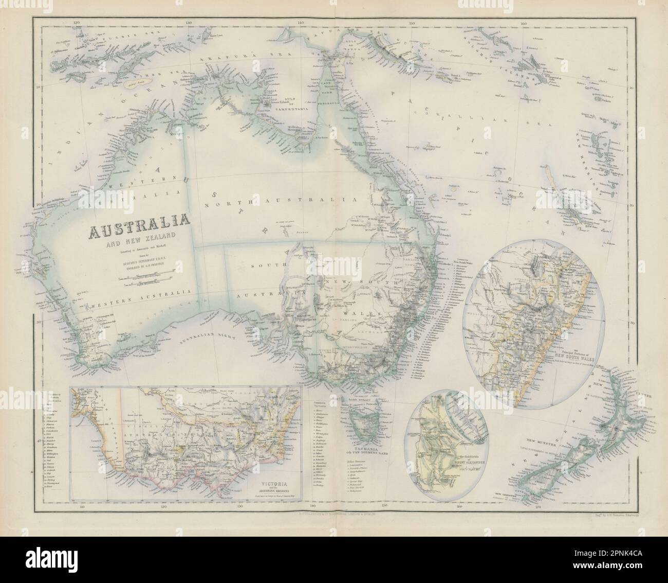 Australia & New Zealand. Victoria. Mount Alexander goldfields. SWANSTON ...