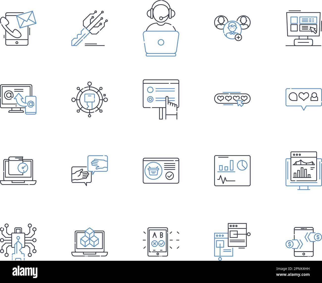 Search engine line icons collection. Google , Bing , Yahoo , DuckDuckGo ... Search engine line icons collection. Google , Bing , Yahoo , DuckDuckGo ...