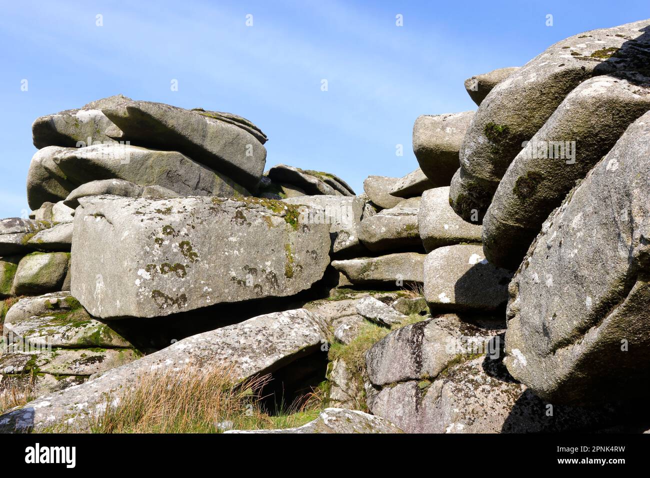 Rough Tor and Showery Tor, Bodmin Moor, Cornwall, UK Stock Photo - Alamy
