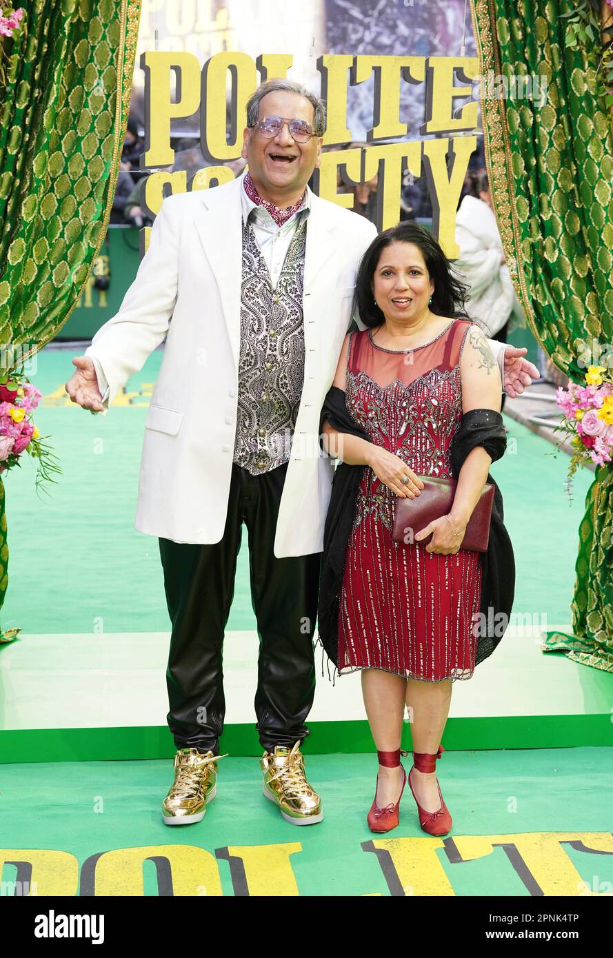 Jeff Mirz and Shobu Kapoor attends a special screening of Polite ...