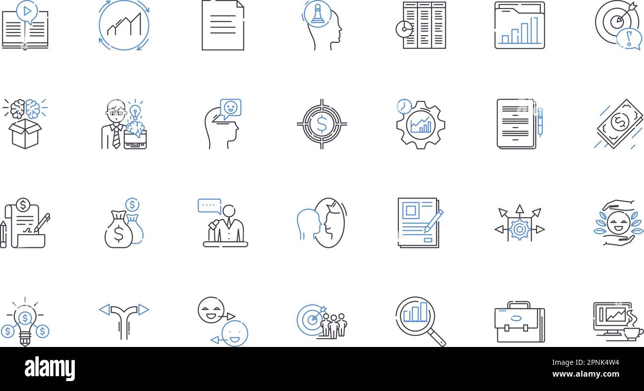 Sustainable finance line icons collection. Sustainability, Finance ...