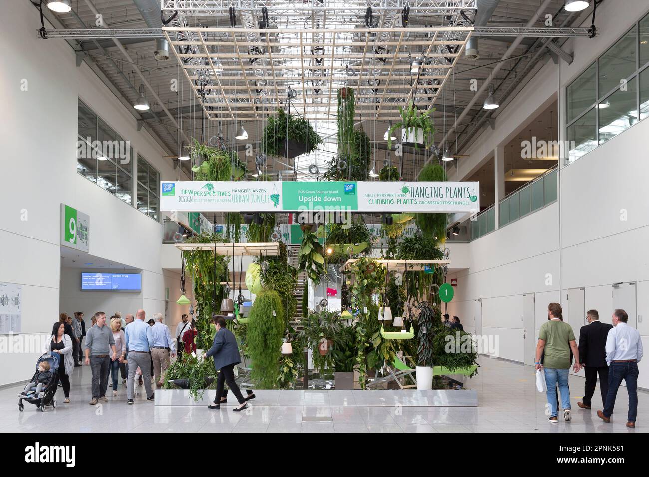 Die SPOGA in der Koelnmesse ist grš§te Gartenlifestyle-Messe der Welt; Im Bild der Messe ...