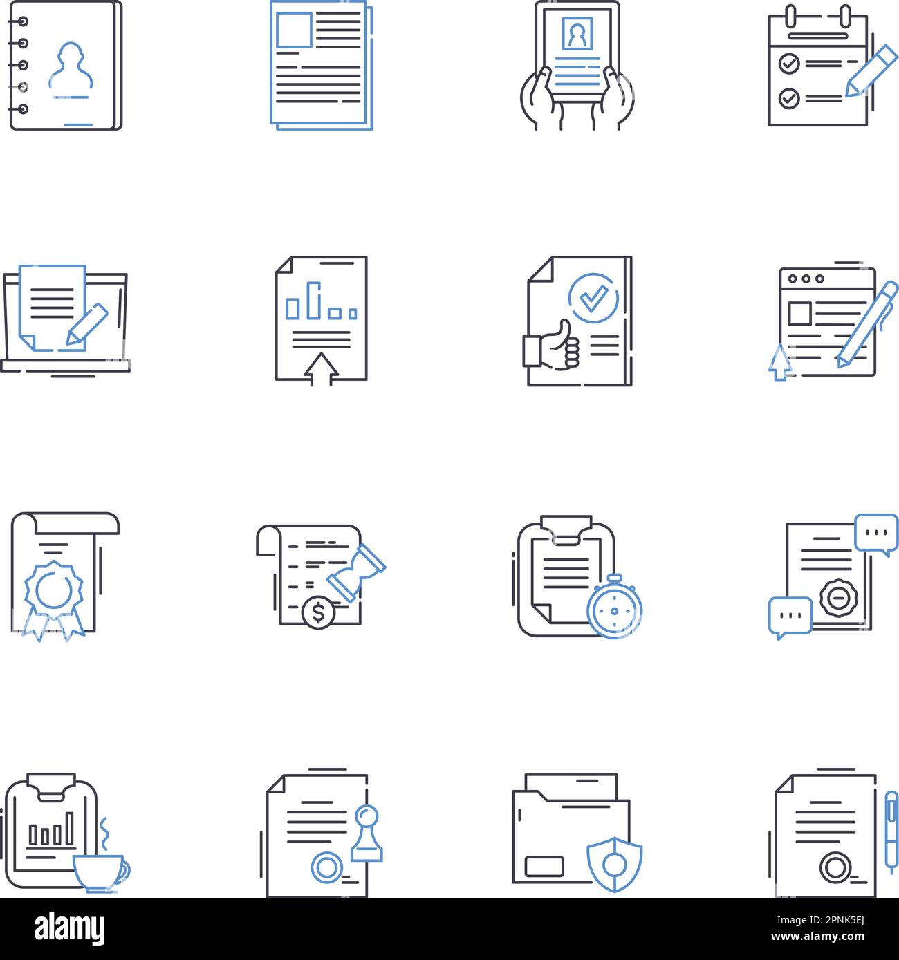 Narratives line icons collection. Storytelling, Plot, Character ...