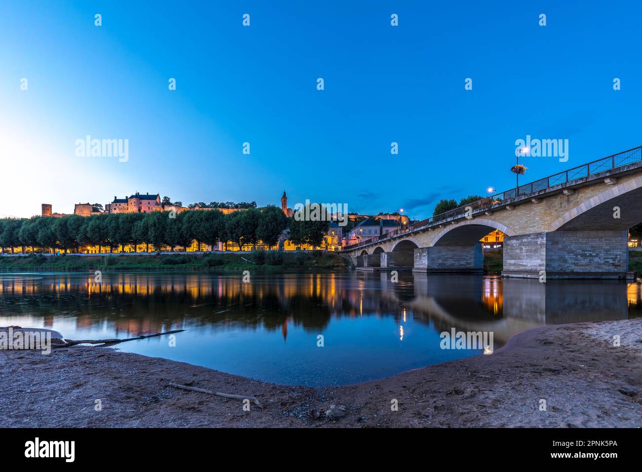 Chinon is located in the heart of the Val de Loire, France. Well known ...