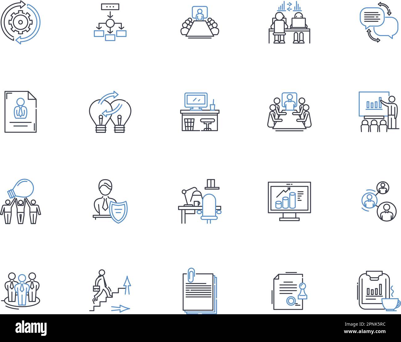 Stewardship line icons collection. Responsibility, Care, Leadership ...