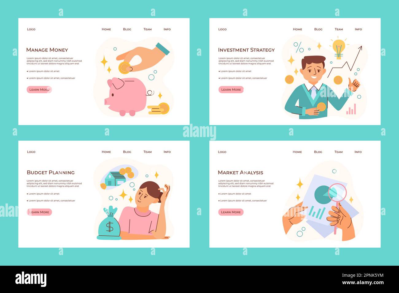 Personal financial planning vector vectors hi-res stock photography and ...