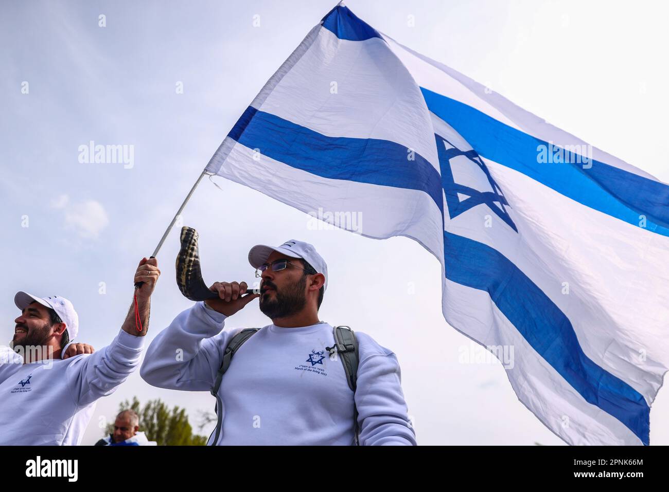 Participants attend the 35th anniversary of 'International March of the ...
