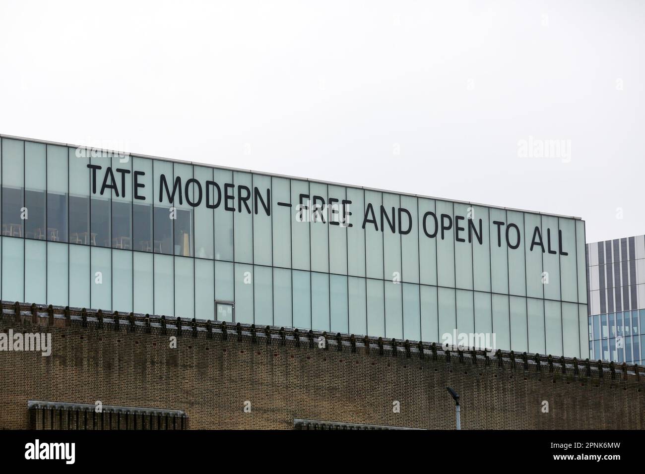 Exterior view of Tate Modern in central London Stock Photo - Alamy