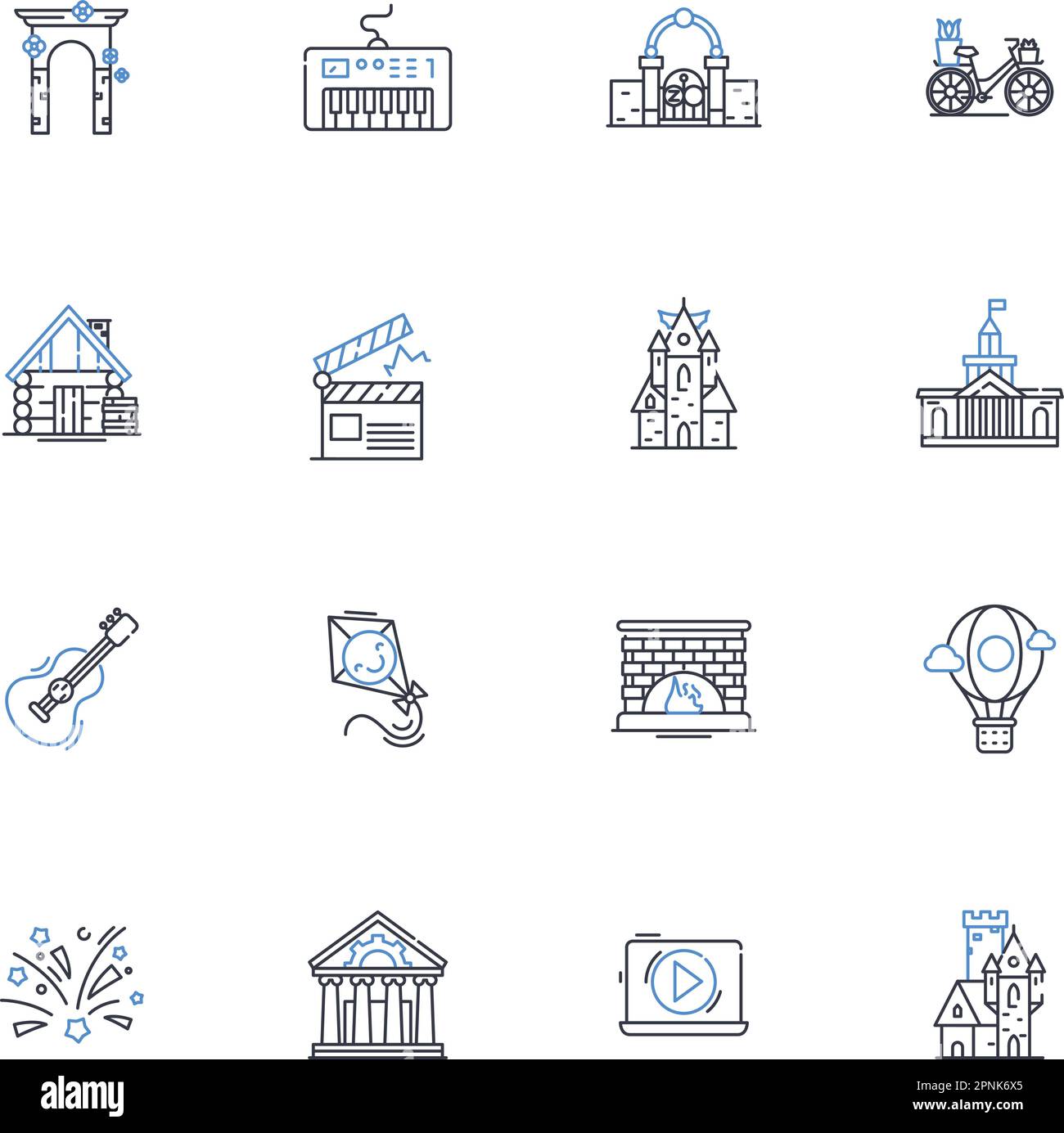 Mores line icons collection. Conformity, Ethics, Traditions, Customs ...