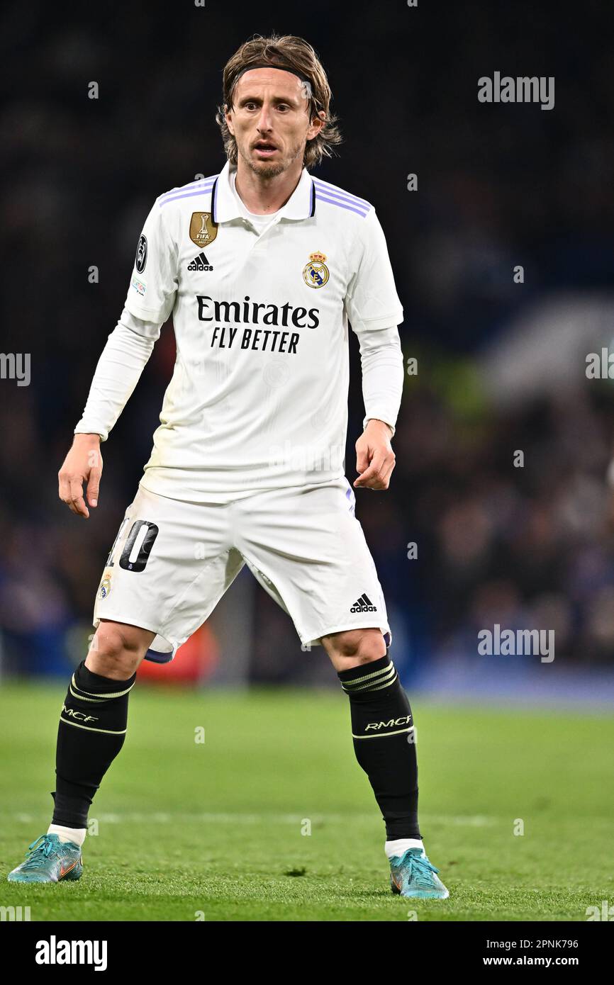 England, London -18 April 2023 - Luka Modric of Real Madrid during the ...