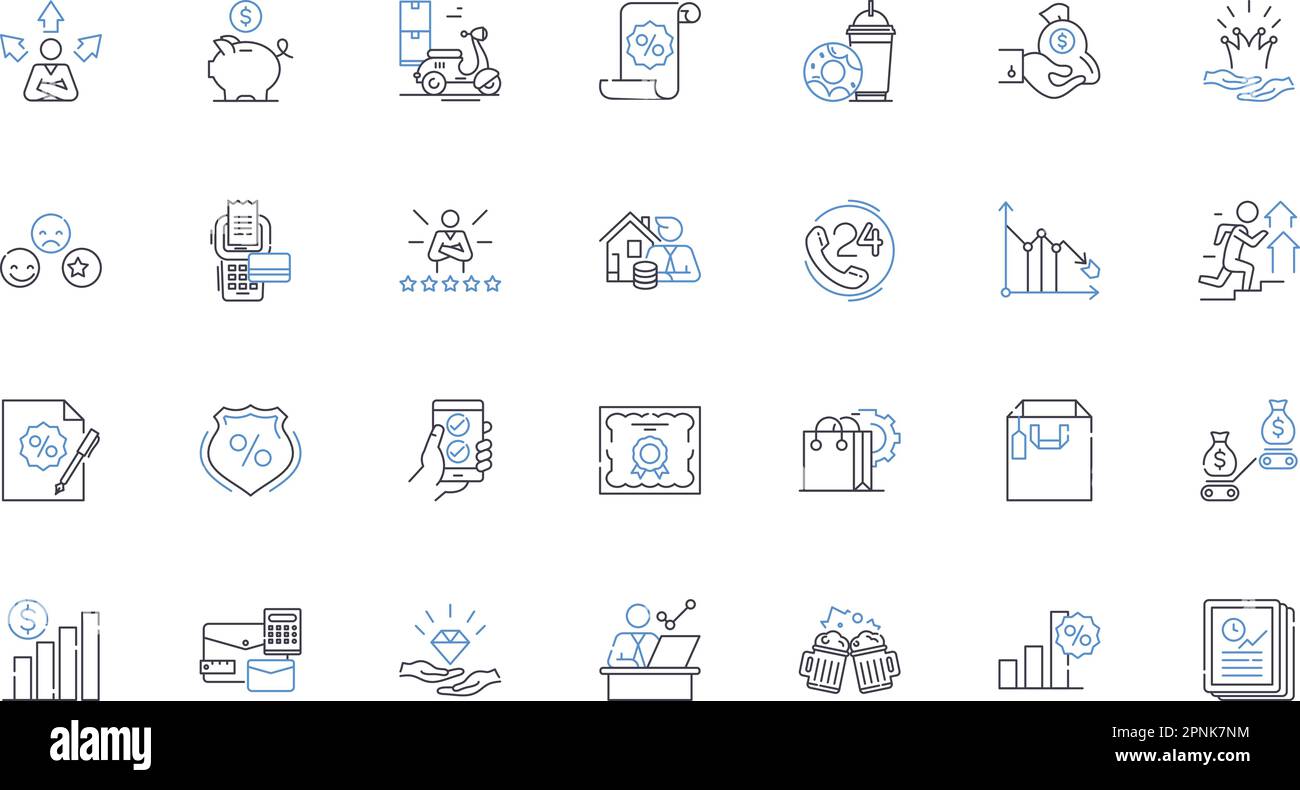 Reward points line icons collection. Redemption, Loyalty, Bonus, Points ...