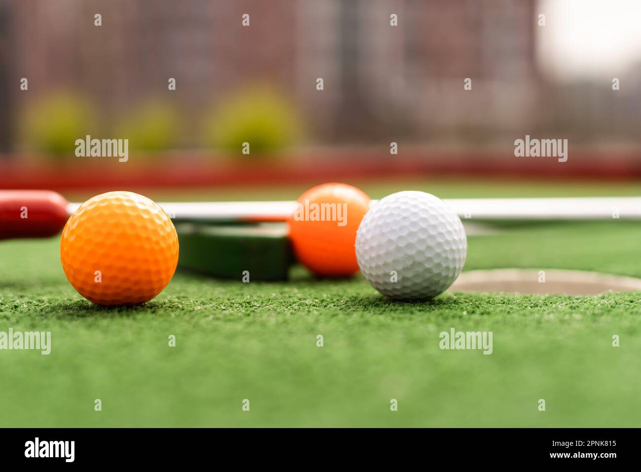 Mini golf ball track hi-res stock photography and images - Alamy