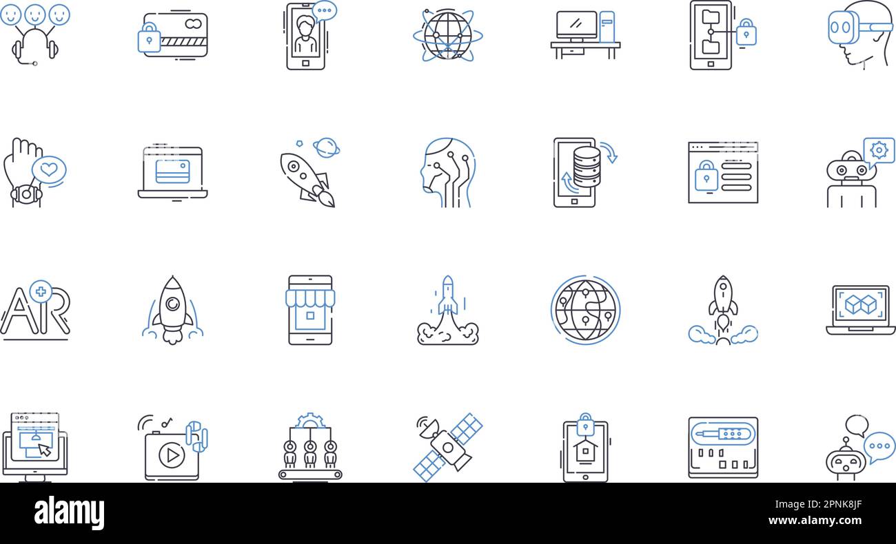 Neural work line icons collection. Artificial, Neurons, Machine ... Neural work line icons collection. Artificial, Neurons, Machine ...