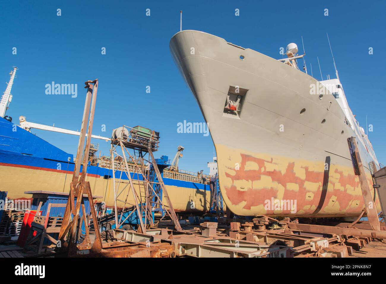 Commercial dockyard and ship repair, Reykjavik, Iceland Stock Photo - Alamy
