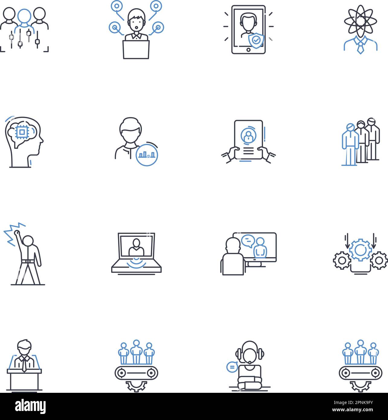 Advisor line icons collection. Counselor, Mentor, Consultant, Guide ... Advisor line icons collection. Counselor, Mentor, Consultant, Guide ...