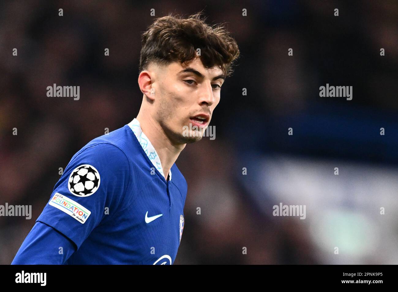 England, London -18 April 2023 - Kai Havertz of Chelsea FC during the ...