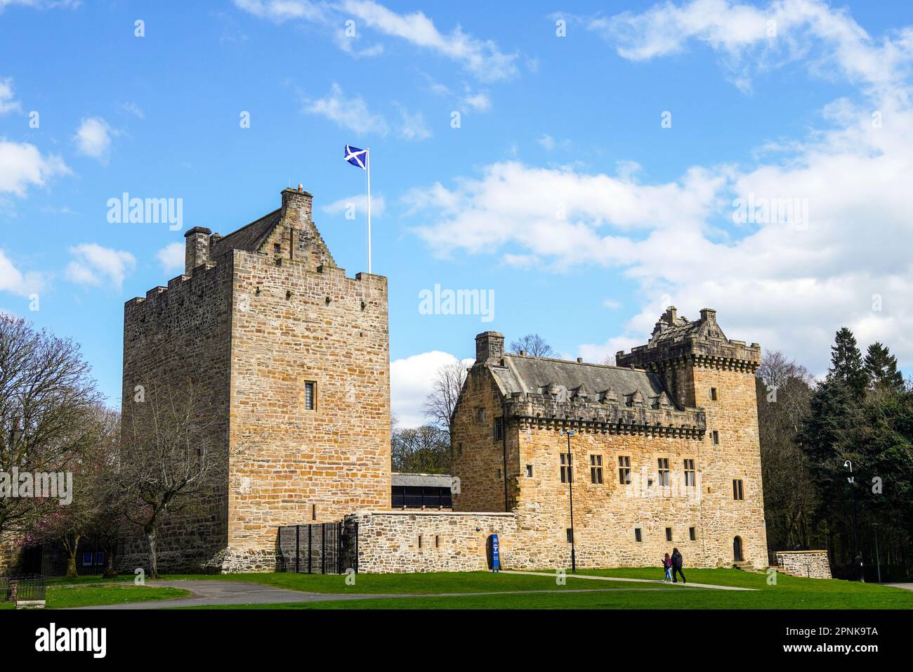 Dean Castle is a 14th century castle located in Kilmarnock, East Ayrshire, Scotland. It was the ...