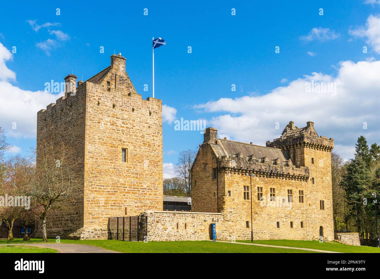 Dean Castle is a 14th century castle located in Kilmarnock, East Ayrshire, Scotland. It was the ...