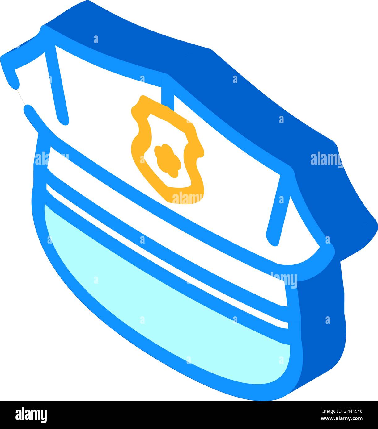 Police hat 3d Stock Vector Images - Alamy