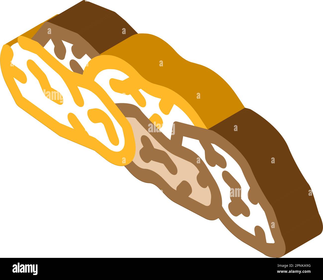 raisins dried fruit isometric icon vector illustration Stock Vector ...