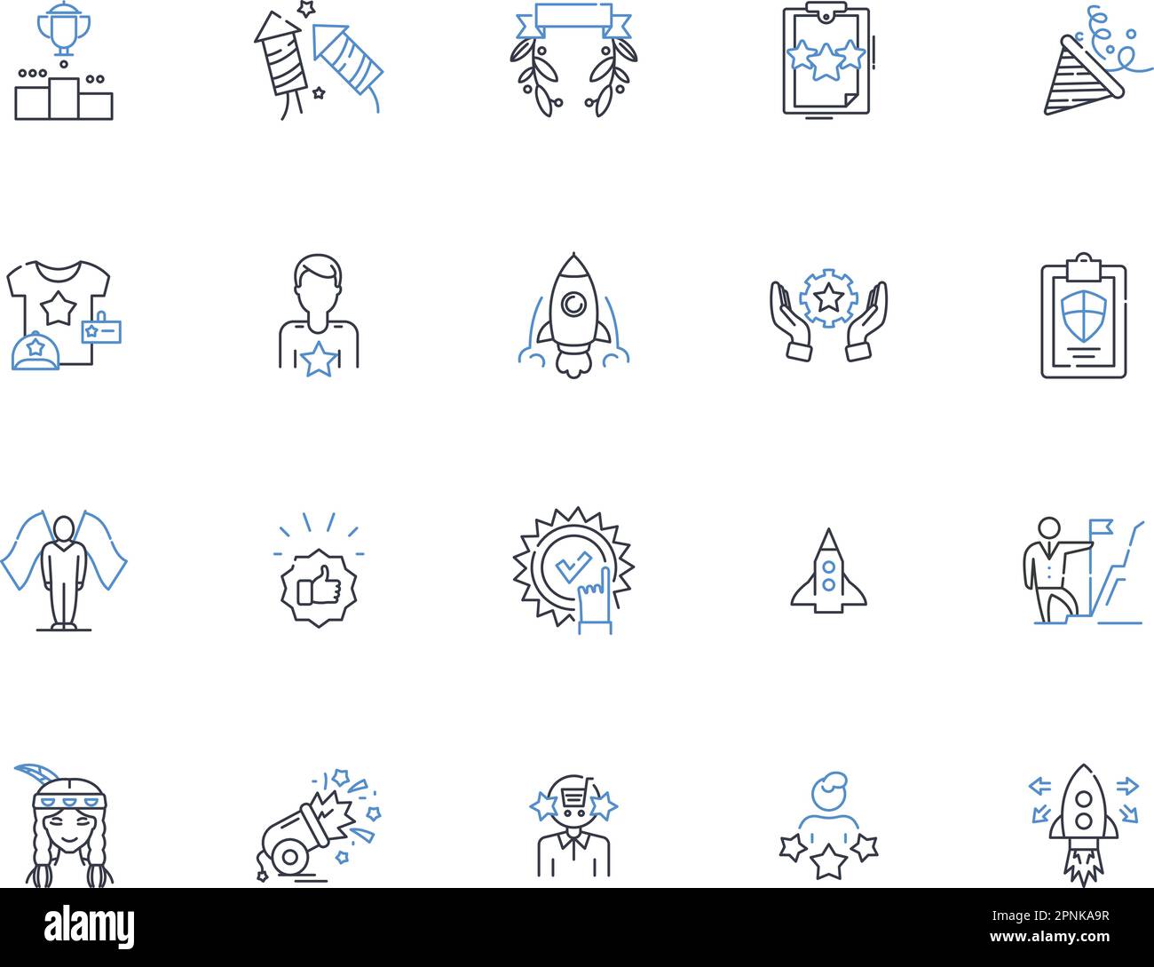 Brilliant coup line icons collection. Success, Strategy, Triumph ... Brilliant coup line icons collection. Success, Strategy, Triumph ...