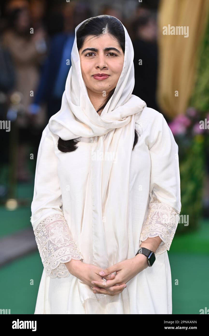 London, UK. 19th Apr, 2023. Malala Yousafzai attending a special ...