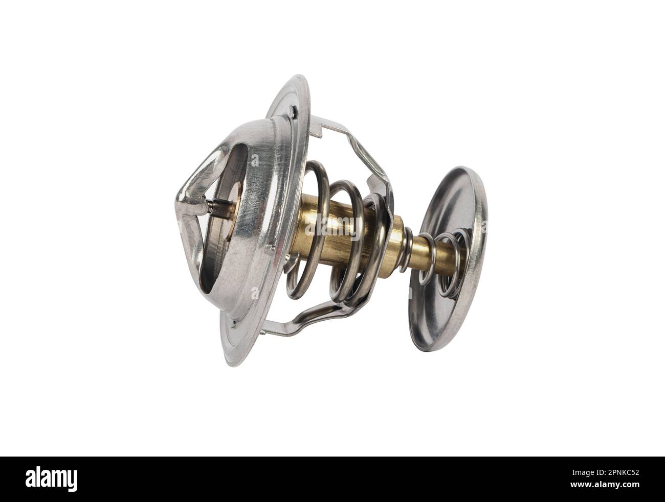 Thermostat isolated on white background. Spare parts for cars Stock ...
