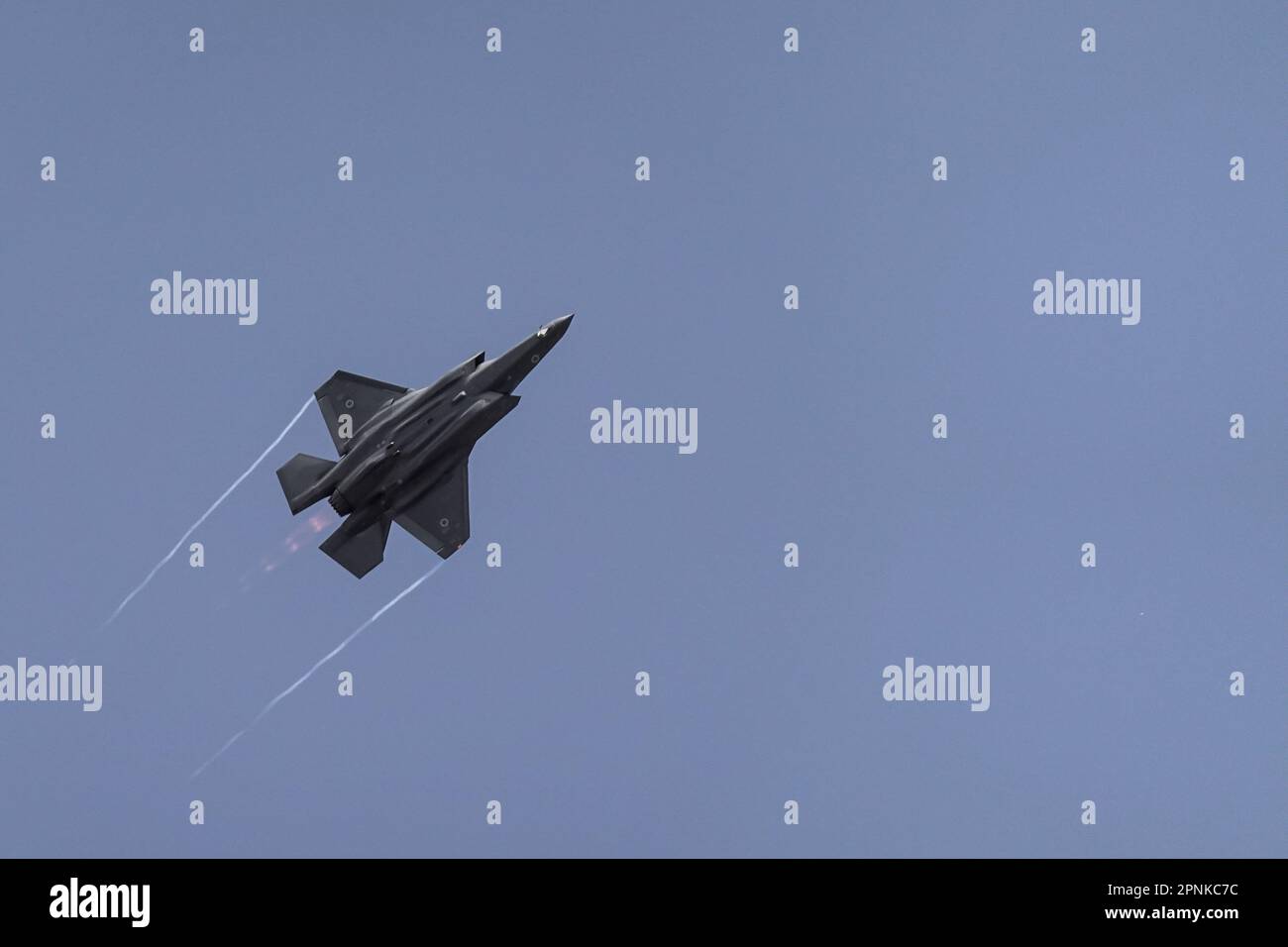 Jerusalem, Israel. 19th Apr, 2023. A Lockheed Martin Israel Air Force F ...