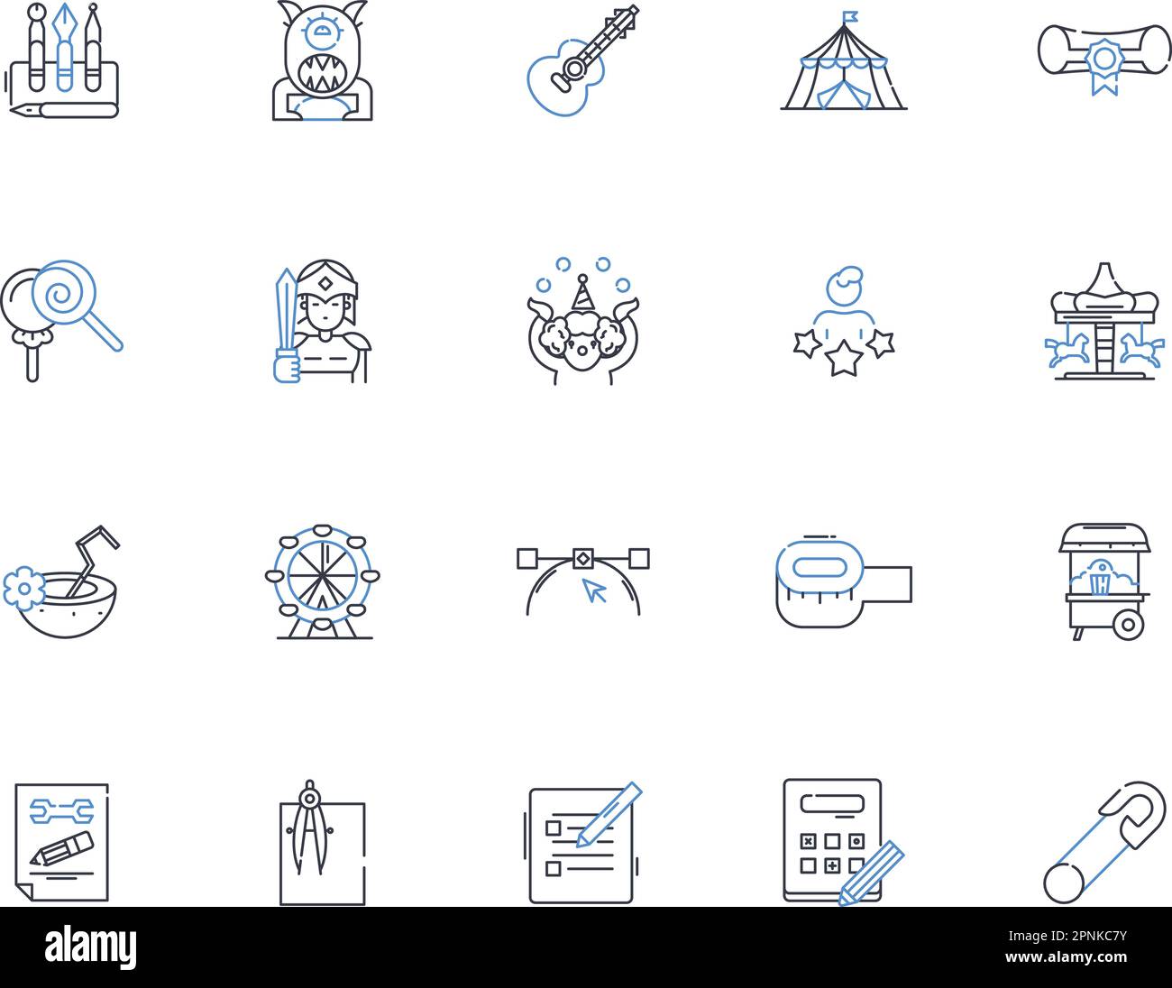 Dramatic art line icons collection. Theatre, Acting, Drama, Stage ... Dramatic art line icons collection. Theatre, Acting, Drama, Stage ...