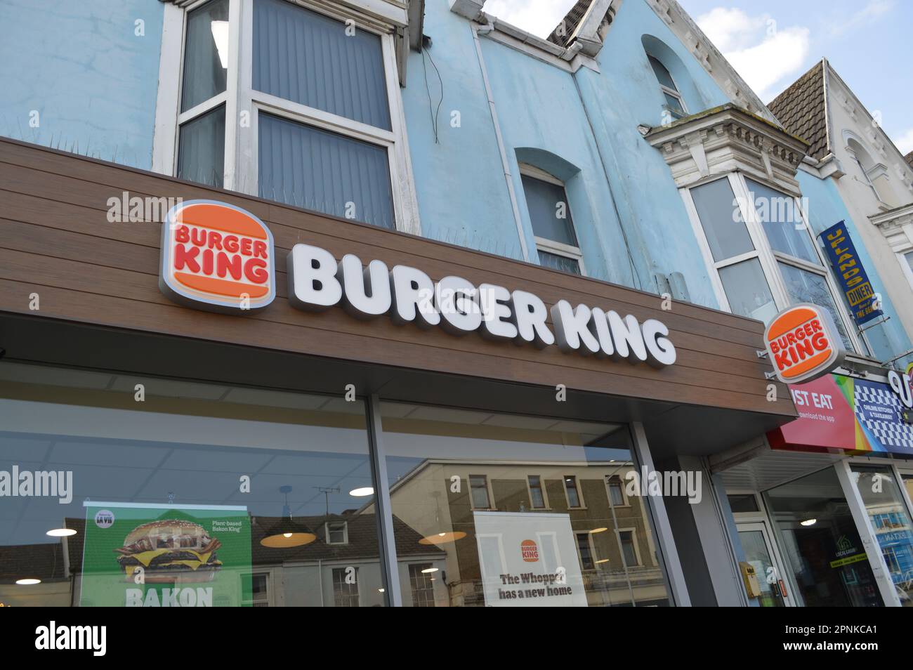 New Burger King outlet in Uplands, Swansea, Wales, United Kingdom. 18th April 2023 Stock Photo ...