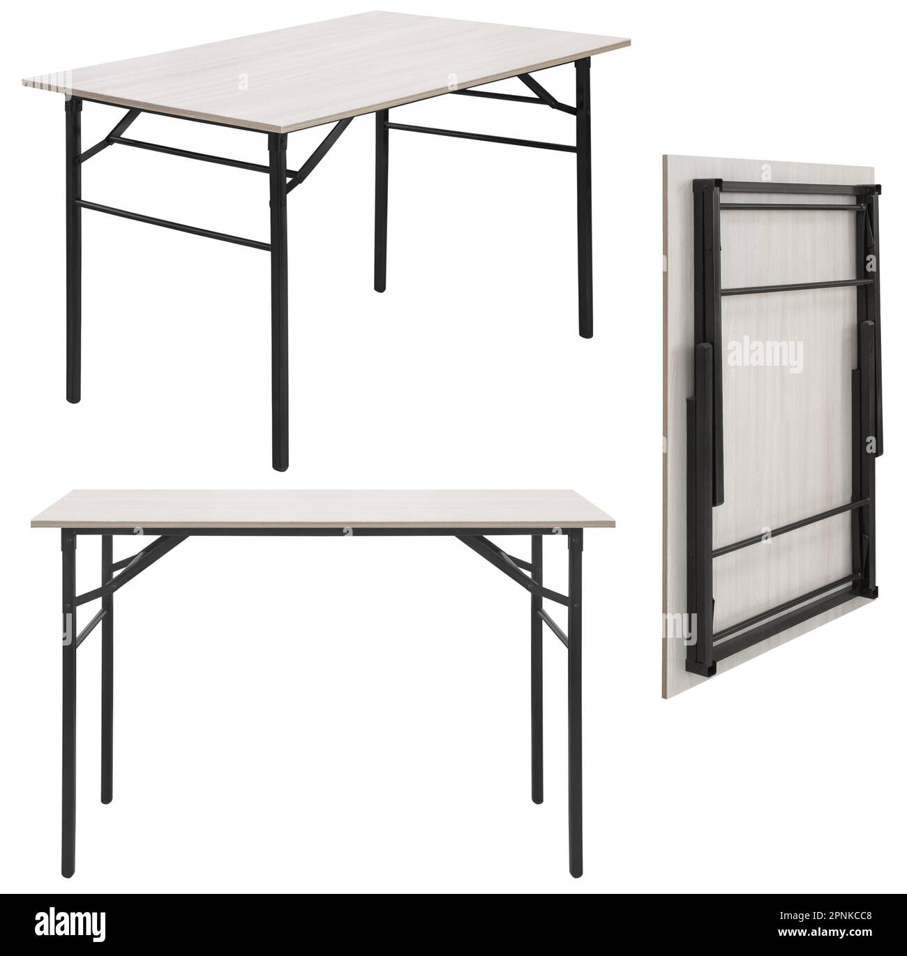 Folding table. Element of the interior. Isolated from the background ...