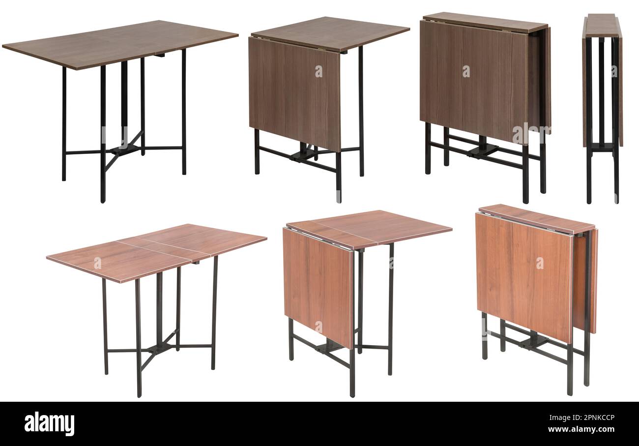 Folding table. Element of the interior. Isolated from the background ...