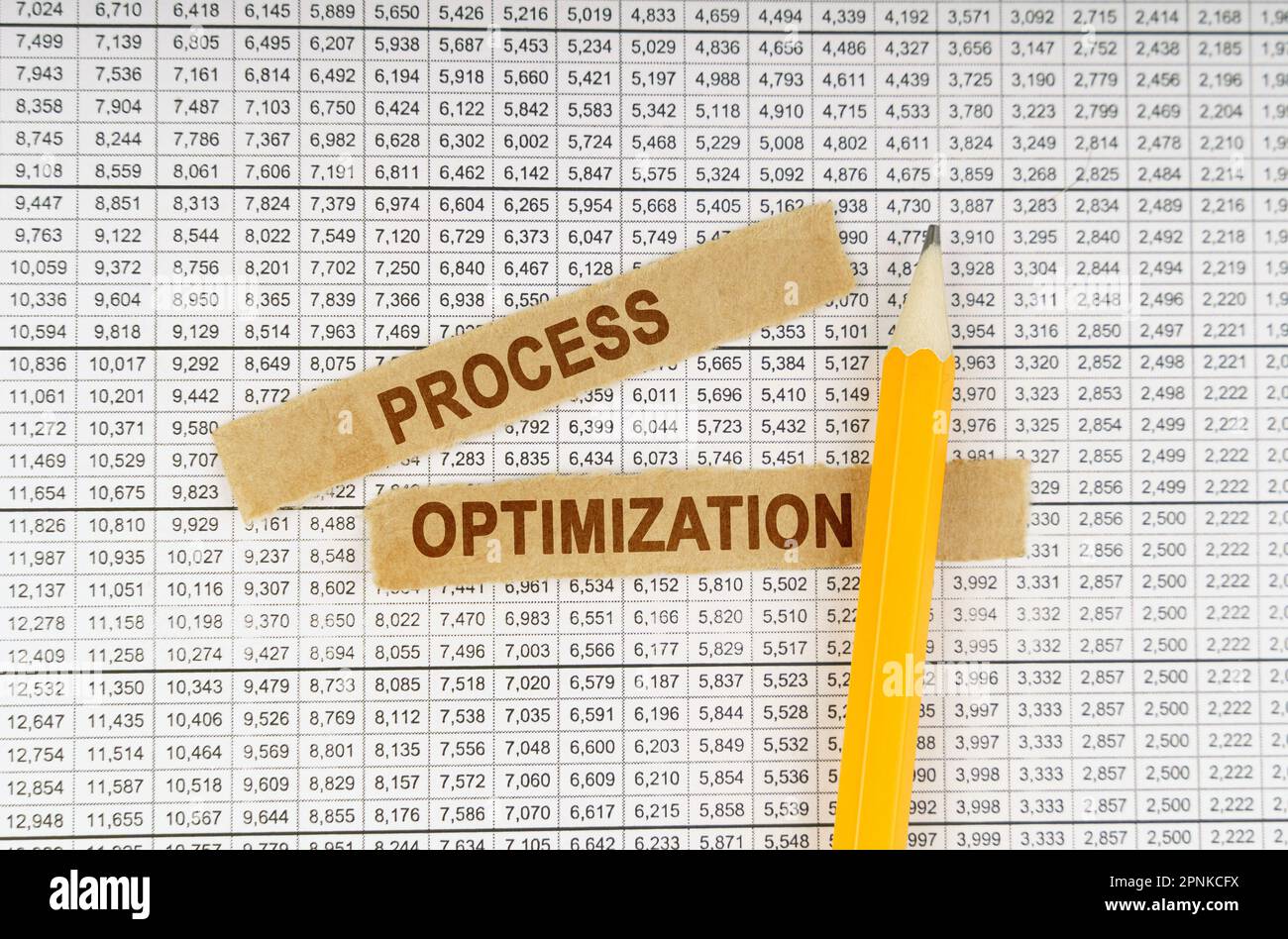 Business concept. On the documents with reports are a pencil and strips ...