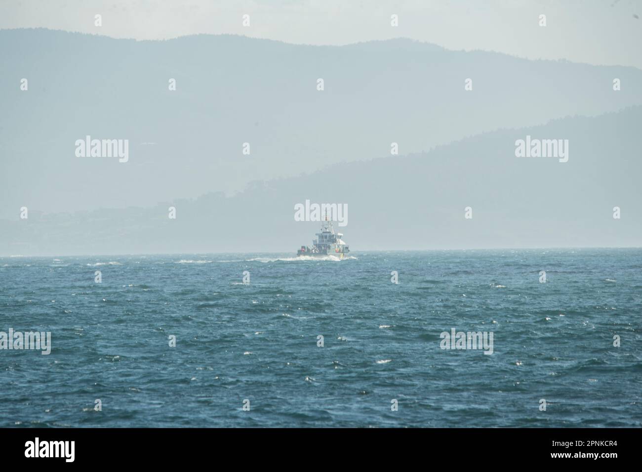 Vigo, Spain. Apr, 19th, 2023. the luxury cruise ship Britannia from ...